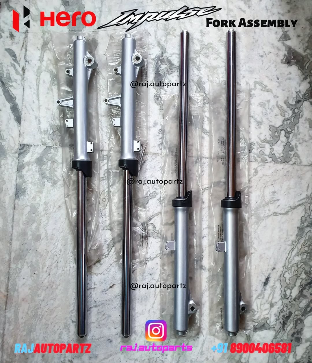 HERO IMPULSE FRONT FORK ASSEMBLY – RAJ AUTOPARTZ