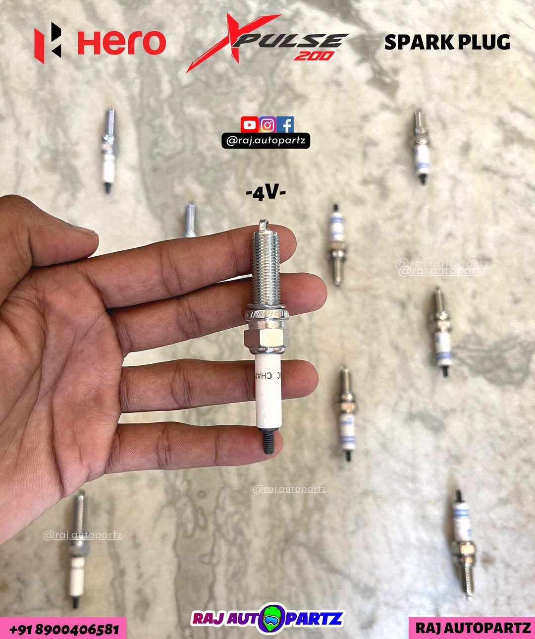 HERO XPULSE 200 4V SPARK PLUG – RAJ AUTOPARTZ