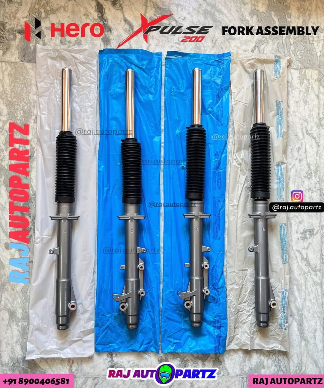 HERO XPULSE 200 FRONT FORK ASSEMBLY – RAJ AUTOPARTZ
